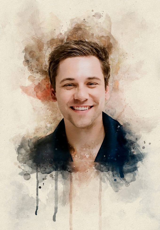 Create beautiful watercolor portraits by Zzlaticanin | Fiverr