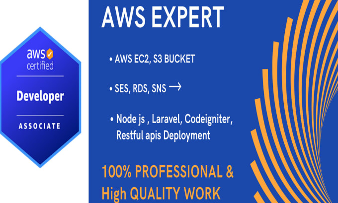 Setup and fix aws ec2, s3 bucket, amazon aws services,ses, sns, rds ... Setup and fix aws ec2, s3 bucket, amazon aws services,ses, sns, rds ...