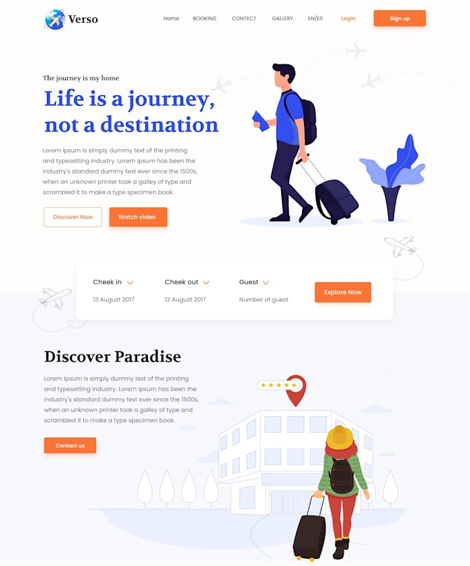 Make a modern, clean and intuitive ui ux web app design by ...