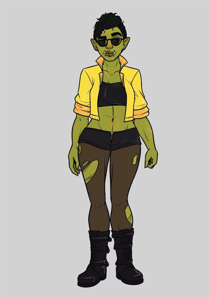 Draw a simple vtuber model by Kyleberryb | Fiverr