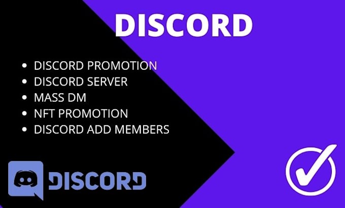 Grow discord server, discord promotion, nft promotion, discord manager ...