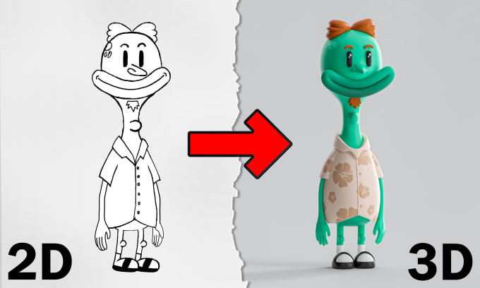 3d modeling of cartoon,lowpoly,stylized characters by Yovrahh | Fiverr