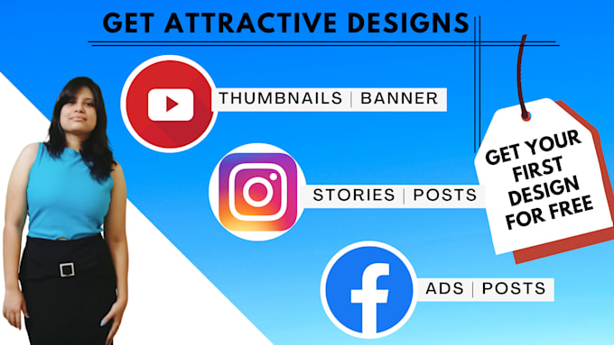Design thumbnails and posts for free by Ananyaroy752 | Fiverr