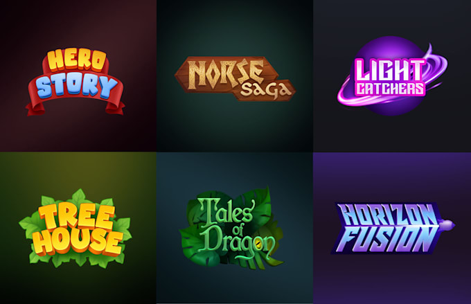 Create logo for game, channel, buttons, badges, ui, stickers by Natali ...