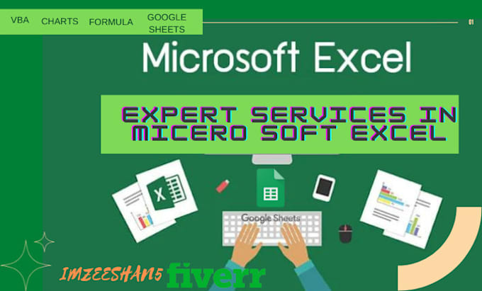 Microsoft excel google sheets, excel vba,chart and formula by Imzeshan5 ...