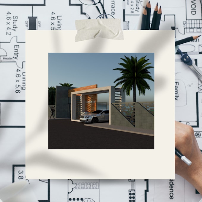 Modelado 3d y renders planos arquitectónicos estructurales ...