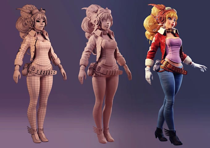 Create 3d character modeling 3d character design by Davidmilar180 | Fiverr Create 3d character modeling 3d character design by Davidmilar180 | Fiverr
