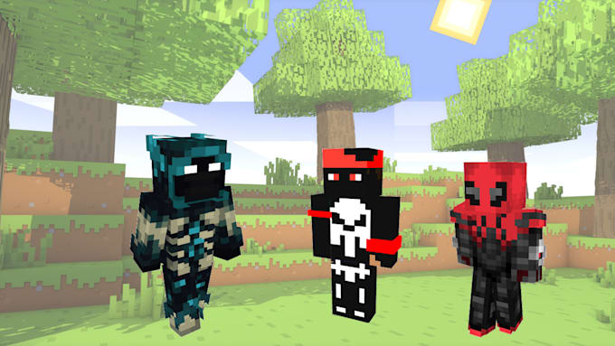 Create best minecraft skin you want with high quality by ...