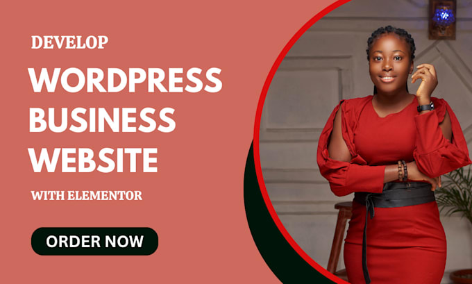 Build a responsive elementor wordpress website by Florence010 | Fiverr