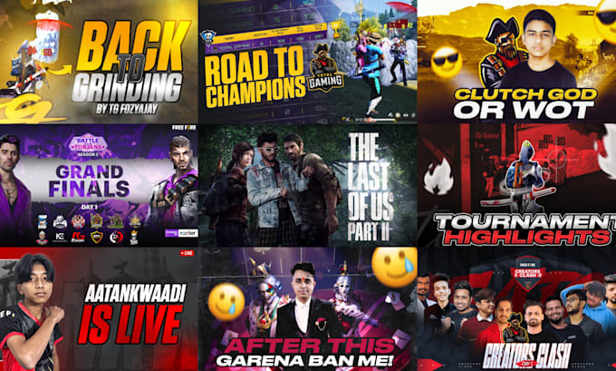 Design attractive eye catching gaming thumbnail for youtube twitch by ...