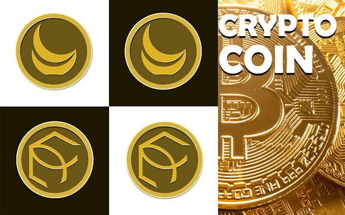 Make a custom crypto coin logo by Beyydesign | Fiverr