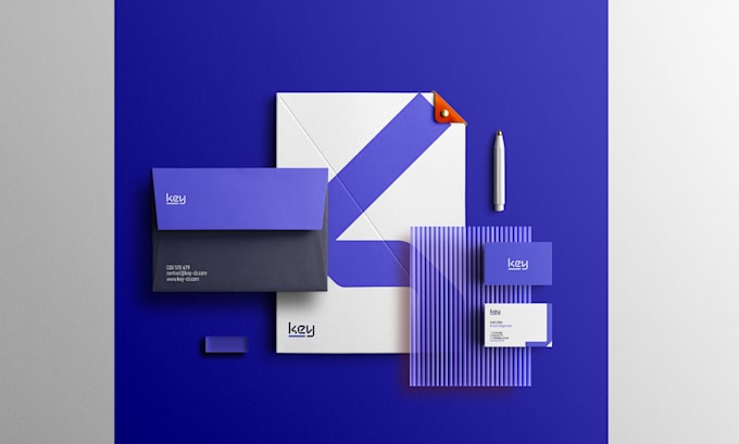 Create a modern logo and brand style guidline with a full brandig ...