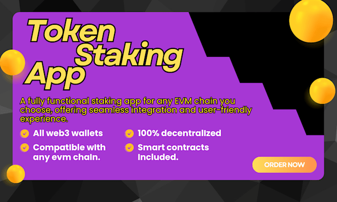 Build staking defi app for your token by Ebruyunusoglu | Fiverr