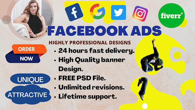 Design high converting premium facebook ads, instagram ads, twitter, google ads by Usamamub326 ...