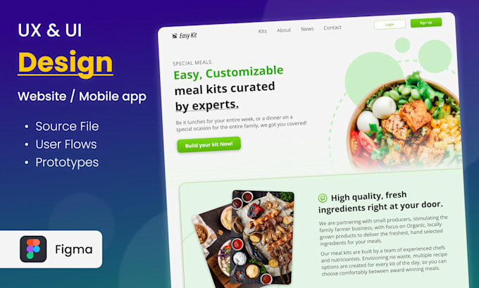 Create and prototype ux ui for your website or mobile app by ...