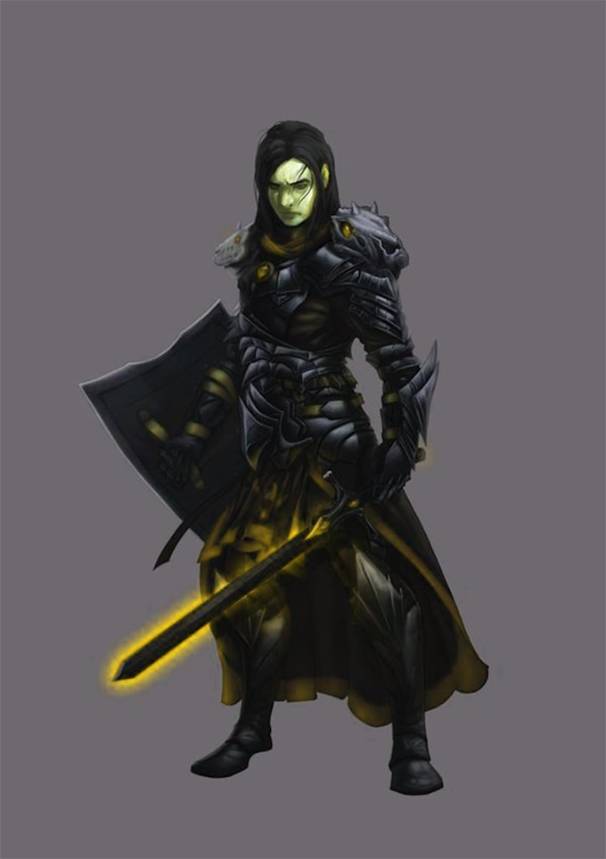 Draw dnd character art and original character design by Tonmoyrat | Fiverr