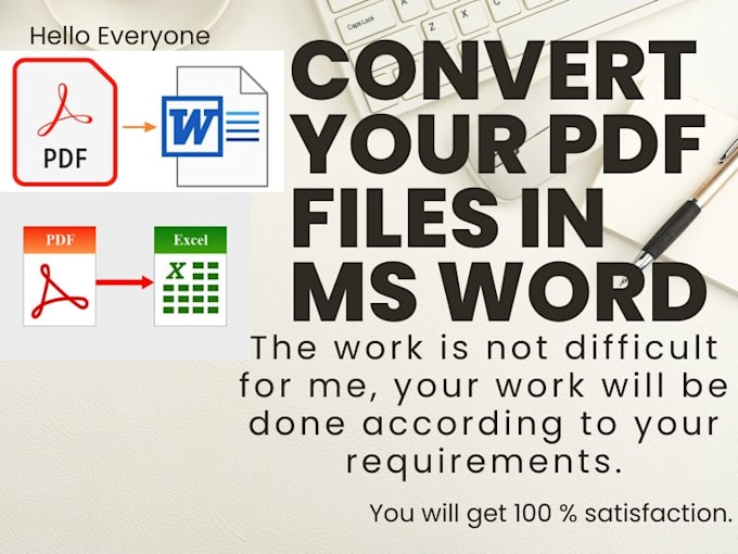 Convert pdf files to ms word by Jawadnasir19966 | Fiverr Convert pdf files to ms word by Jawadnasir19966 | Fiverr