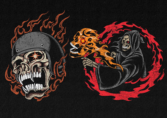 Tshirt design for unique, hardcore style by Terror_machine | Fiverr