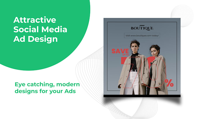 Design creative facebook instagram youtube ads thumbnails by Omeria ...