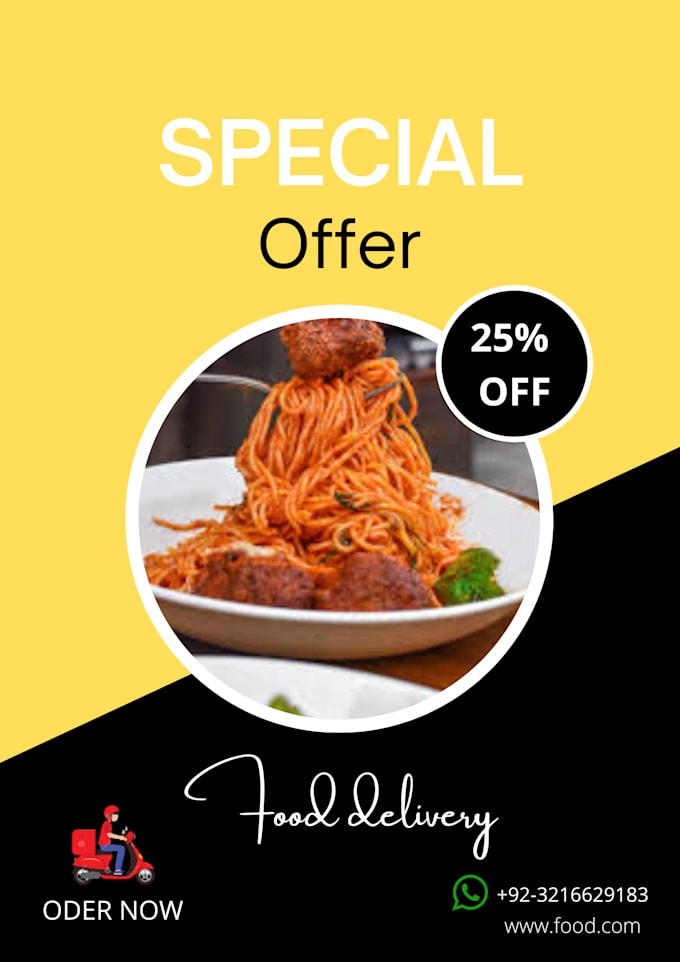 Design good food posters, restaurant menu card, banner, for you by ...