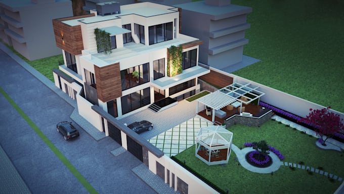 Unique and professional 3d design for your buildings by Mhabibelmi | Fiverr