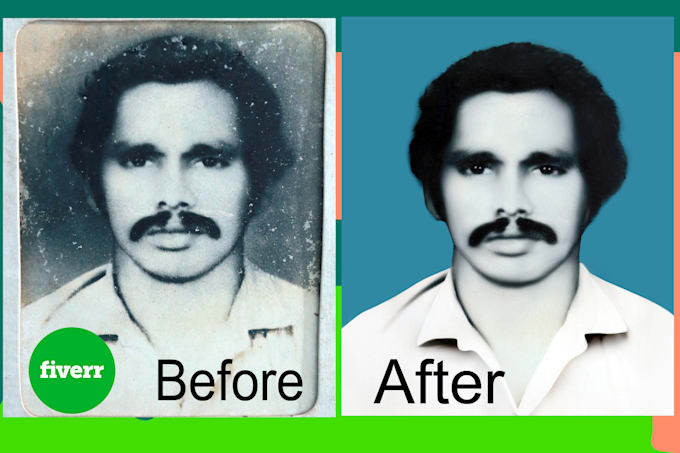 Restore, retouch, repair, and colorize your old photo by Nzm_bin_azeez ...