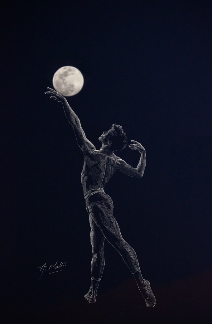 Create a hand made custom line art drawing by your request by ...