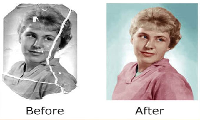 Restoration, colorize,fix and retouch your old photo by Husnainraza4 ...