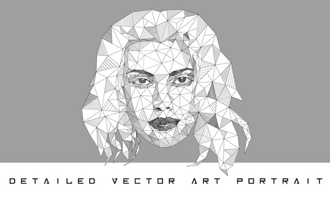 Create detailed line art portrait by Sakti106 | Fiverr