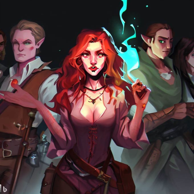 Draw your oc, character and dnd party by Timkammacher1 | Fiverr Draw your oc, character and dnd party by Timkammacher1 | Fiverr