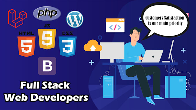 Be your full stack developer mern, mean, laravel, wordpress by Anubtechnology | Fiverr
