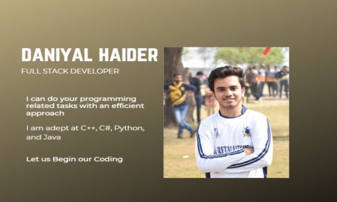 Do Programming Tasks Related To Cplusplus Python Csharp And Java Language By Daniyalhaider