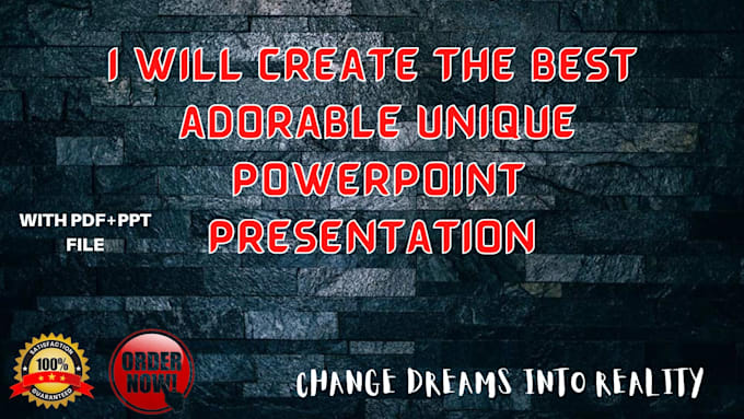 Create the best adorable unique powerpoint presentation by ...