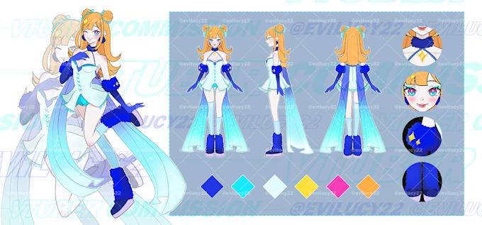 Create for you an unique vtuber model by Evilucy22 | Fiverr