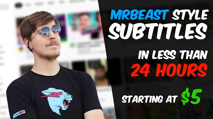 Create mrbeast style subtitles by Lennart_168 | Fiverr