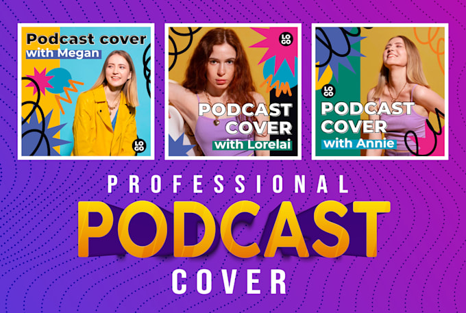 Design podcast cover art that will catch viewers attention by Alizin99 ...