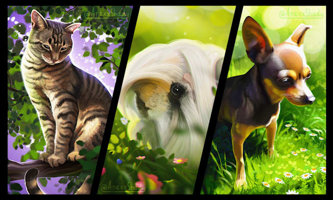 Draw realistic animal, wildlife, creature art for you by Anexxshady ...