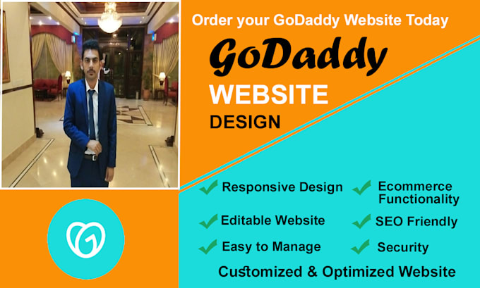 Create a responsive godaddy website, design or redesign with godaddy ...