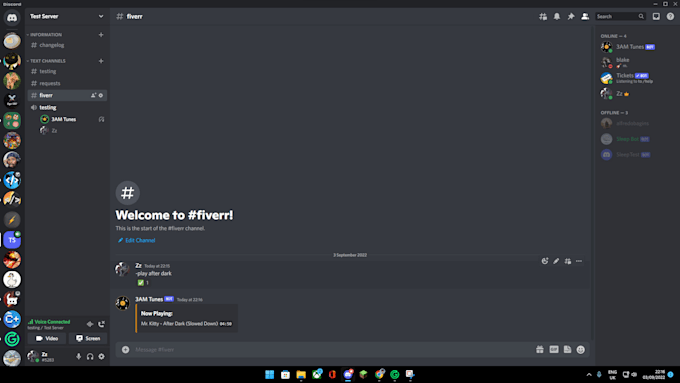 Make a custom discord bot or discord server by Zzsleepy | Fiverr