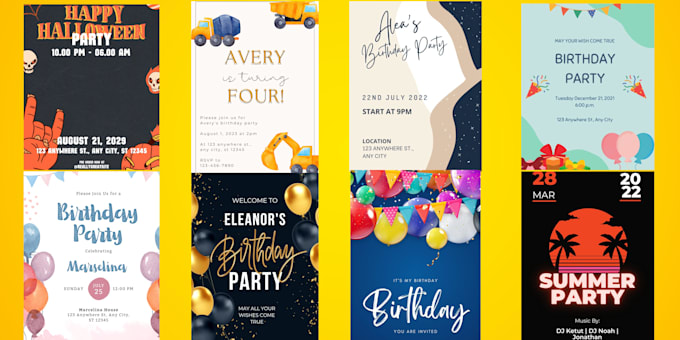 Design an invitation card for your event by Ahmedc5 | Fiverr