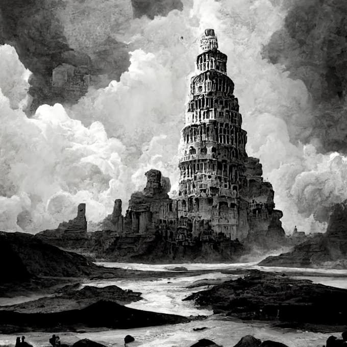 Make detailed black and white art by Drawworks | Fiverr