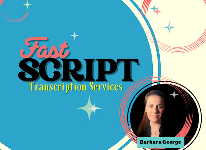 Transcribe your audio or video files accurately and fast by Brgeorge | Fiverr