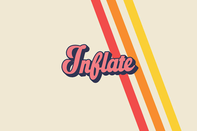 Design 3d 70s vintage retro typography for logo, t shirt by Iamgucci ...