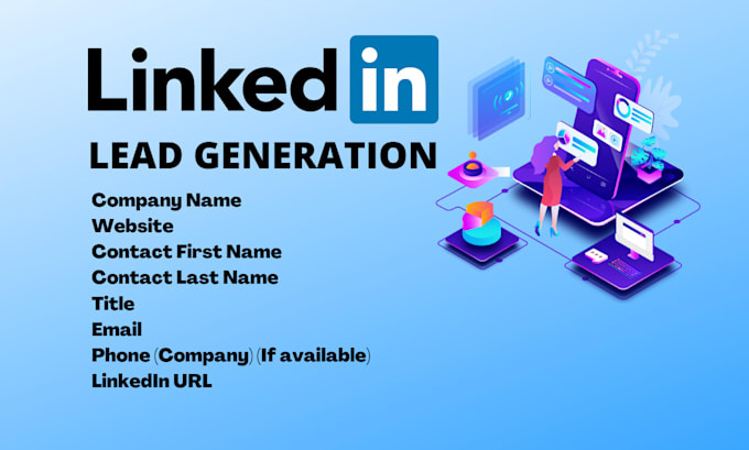 Do linkedin b2b lead generation by Arq1510 | Fiverr