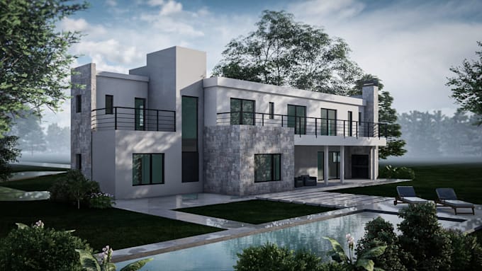 Model and render your architecture design by Arq_lazaro | Fiverr