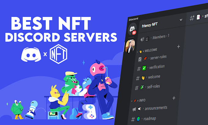 Set up a professional nft discord server for you by Frlenzy | Fiverr