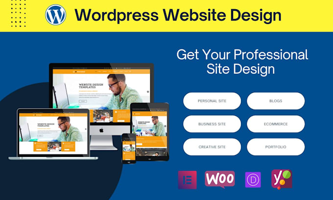 Design professional and responsive website using wordpress by ...