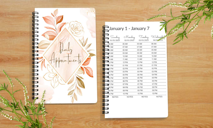 Design high quality full planner or full journal printable by Hello ...