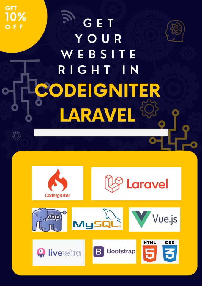 Fix your codeigniter, laravel website by Dipcb05 | Fiverr Fix your codeigniter, laravel website by Dipcb05 | Fiverr
