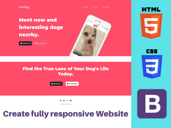 Create simple html css website by Shreyansh_p23 | Fiverr Create simple html css website by Shreyansh_p23 | Fiverr